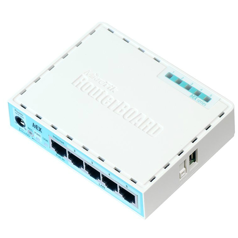 MikroTik hEX купить, характеристики MikroTik hEX, Маршрутизаторы ...